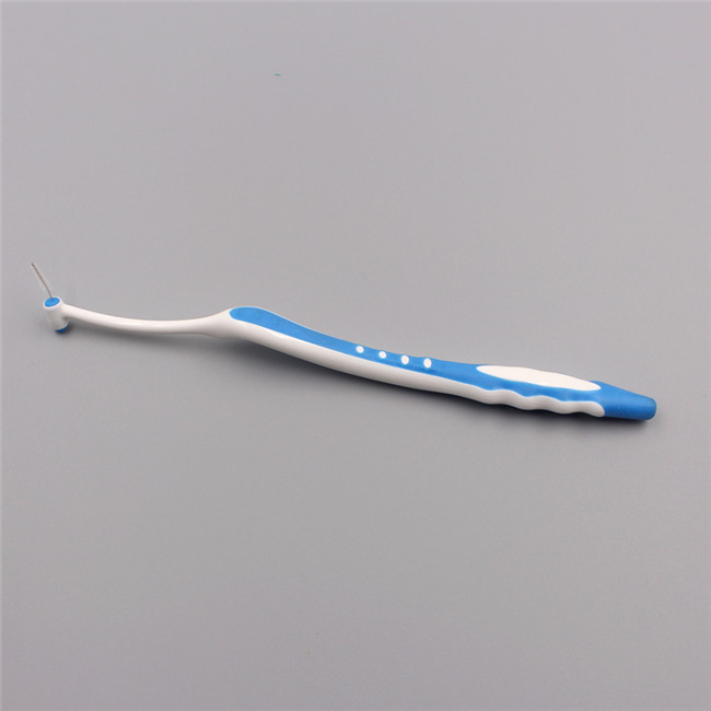 L Shape Adult Interdental Brush with Replaceabel Head - Buy 0.8MM ...